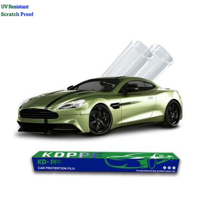 10 Mil Clear TPU Car PPF Reparación térmica Anti sucia pintura del vehículo Película de protección autoadhesiva