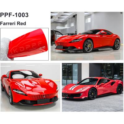 China Scratch Resistant Red Color Paint Protection Film Glossy Color Shift Film for sale