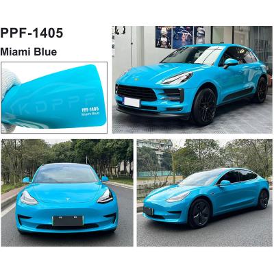 Cina Miami Blu 8mil Transparency Aslhand Glue PPF peelable in vendita