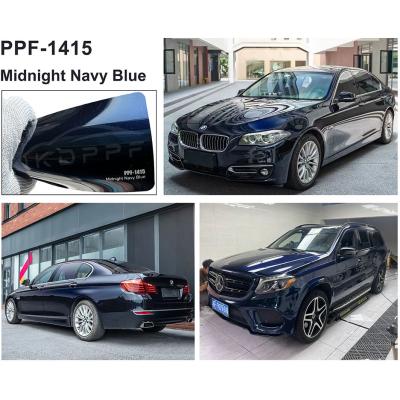 Cina 8 Mil Midnight Navy Gloss Self Healing Cambiamento di colore Vernice Protezione Film in vendita
