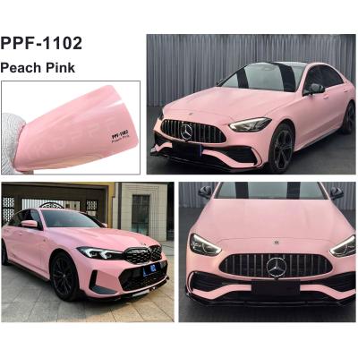 Cina Pellicola protettiva a colori rosa pesco 1.52X16m Pellicola PPF a colori antibatterici in vendita