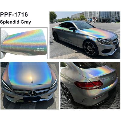 Cina Splendid Grey Anti Dirty Color Paint Protective Film Self Adhesive Grey PPF Color Wrap in vendita