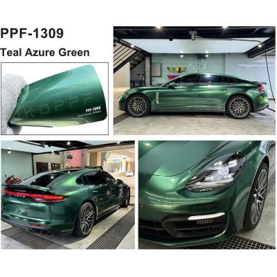 Cina Teal azzurro verde 60 pollici x 53 piedi Pellicola di protezione della vernice a colori 8 Mil Pellicola PPF a colori idrofobici in vendita