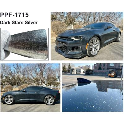 Cina Dark Stars Silver 8 Mil Film di protezione della vernice a colori TPU alifatico resistente agli graffi in vendita