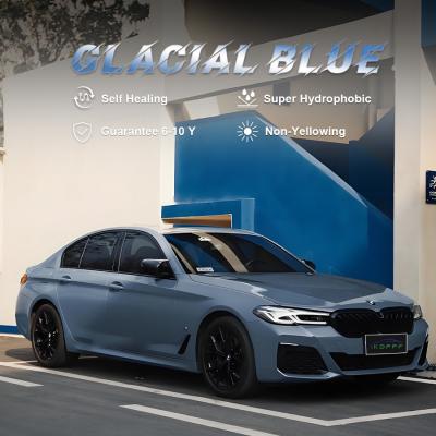 China Glacial Blue Self Healing Color Paint Protection Film Anti-Scratch TPU PPF Car Wrap Film for sale