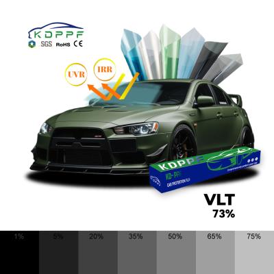 중국 창문 태양 색상 필름 73% VLT 자동차 앞창 폭발 방지 자동차 창문 색상 판매용