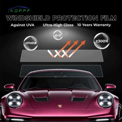 China High Gloss TPU Car Film Self Healing Explosion Proof  Windshield Film 6.5mil Clear Paint Protection Film for sale