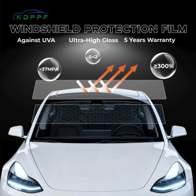 China Self Healing Windshield PPF Film Anti Stain TPU Car Film 6.5mil Anti-Scratch UV Blocking Clear Paint Protection Film for sale