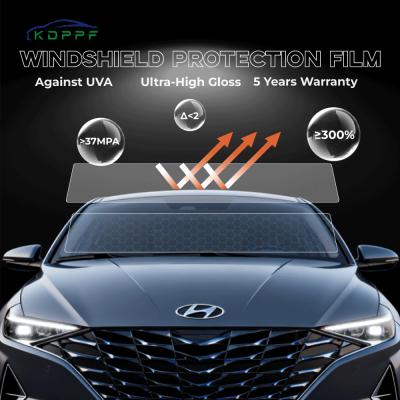 China Windshield Film 5 Years Warranty UV Proof Self Healing Anti Stain TPU Car Film Clear Paint Protection Film for sale