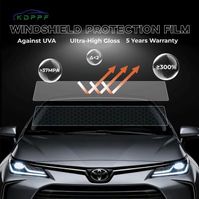 China Clear Paint Protection Film Anti-Glare Windshield Film 5 Years Warranty Self Healing Anti Stain TPU Car Film for sale