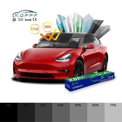 China Solar Window Film Tint Film High Clear Sun Heat Insulation 19% 75%  VLT Car Window Film UV Heat Rejection Nano Ceramic Glass Film PET Dyed Film for Car for sale