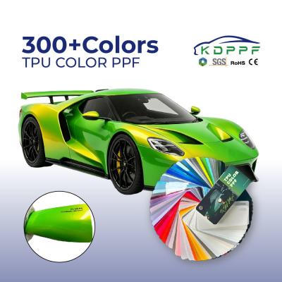 China TPU lridescent Gold Green Self-Healing Color Paint Protection Film TPU Protective Film 1.52 X 15m with Air Release Technology for sale