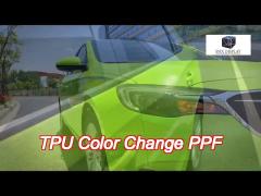 tpu color change paint protection film for vehicles anti stain heat repair