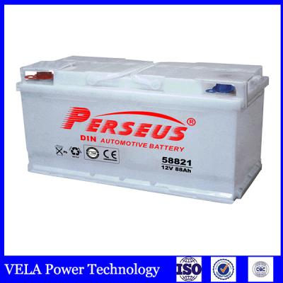 China German Standard accumulator cell dry battery DIN88 12V 88ah for european car rechargable truck battery for sale