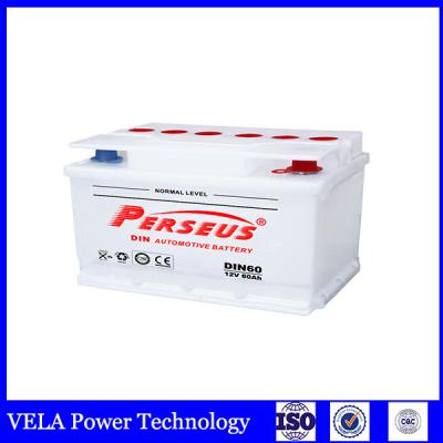 China German Standard accumulator cell dry battery DIN60 12V 60ah for european car rechargable car battery for sale