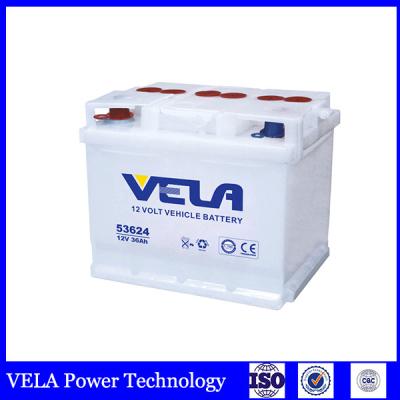 China German Standard accumulator cell dry battery DIN36 12V 36ah for european car rechargable car battery for sale