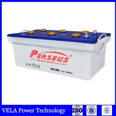 China JIS battery Japanese Standard accumulator N180 12V 180ah truck battery rechargable car battery for sale