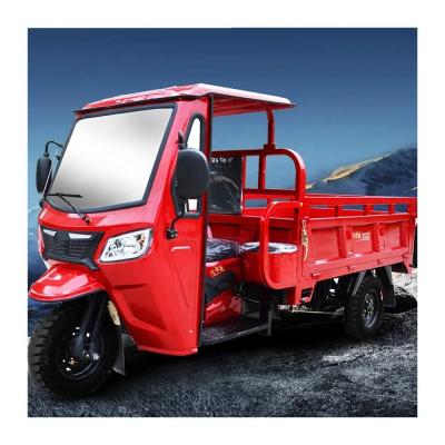 Cina 400kg Payload Capacity Petrol 3 Wheel Cargo Motorcycle Motor Tricycle with Water Tank in vendita