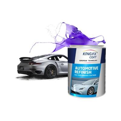 Cina Metallic Black Matte Automotive Base Coat Paint High Saturation in vendita