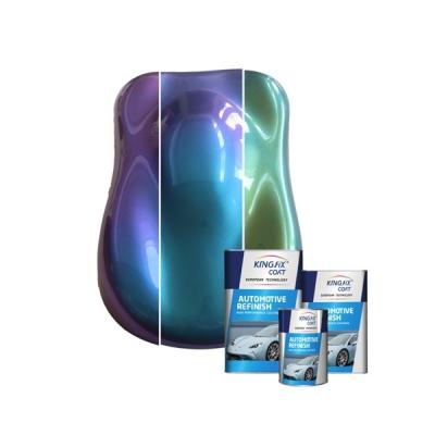 Cina Vernice per auto color verde camaleonte a base acrilica Vernice per auto a colori metallizzati a base di olio in vendita