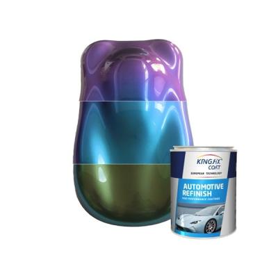 Cina Eccellente pienezza Chameleon Car Paint Asciugatura lenta Chameleon Pearl Car Paint in vendita
