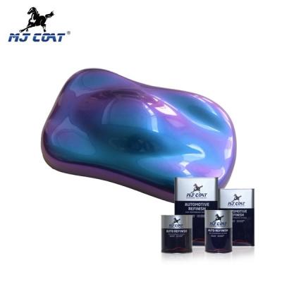 Cina Vernice di base ad alta brillantezza Chameleon Car Paint Full Film Automotive Chameleon Paint in vendita