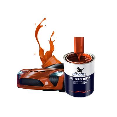 Cina Fast Drying Automotive Base Coat Paint Sanding Oxidized Satin Black in vendita