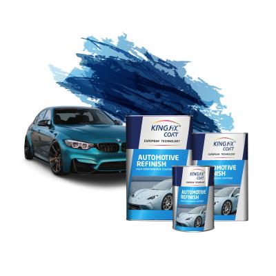 Cina 1 Topcoat a colori con vernice autoclear in vendita