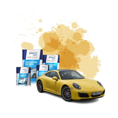 Cina Glossy Finish Automotive Top Coat Paint With Degreaser Cleanup 40% Solids Content in vendita