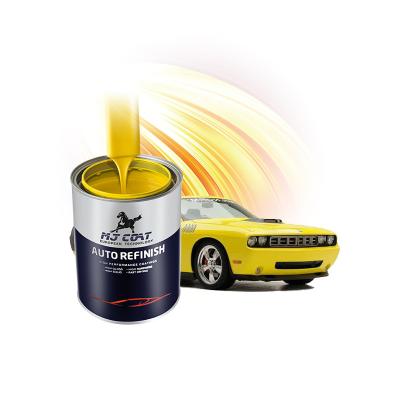 Китай Glossy Finish Automotive Base Coat Paint With Low VOC And Customizable Colors продается