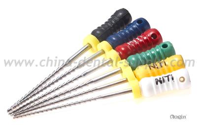 Cina Titanio Endo Files rotatorio, endodontica dentaria del nichel dell'archivio di H per il trattamento Endodontic in vendita