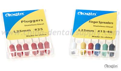 Cina Pluggers dentari della mano di 25mm, Endo Stainless Steel Finger Spreaders in vendita