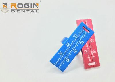 Cina I materiali Endodontic del righello di alluminio dentario del dito suonano per il calibro della misura in vendita