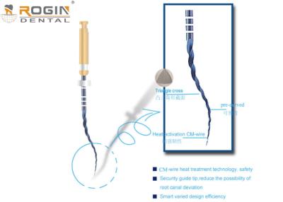 Cina Flessibilità materiale dentaria di Endo Rotary Files Endodontics High per trattamento del canale radicolare in vendita