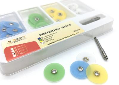 Cina Dischi di lucidatura dentari di plastica, corredi di lucidatura composito 10mm/12mm/14mm/16mm in vendita