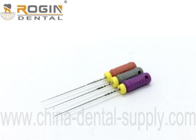Cina ROGIN C più Endo Files Square Cross Section dentario per la pulizia dei principali canali calcificati in vendita