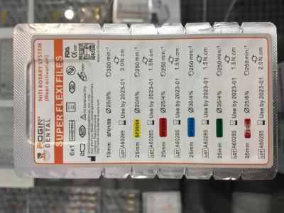 Cina Archivi flessibili eccellenti con l'attivazione Funtion di calore per trattamento del canale radicolare con CE/certificati FDA/di iso per il dentista in vendita