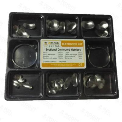 Cina Il sistema sezionale della matrice dei materiali Endodontic anatomicamente pre ha modellato con Ring For Root Canal Dental standard in vendita