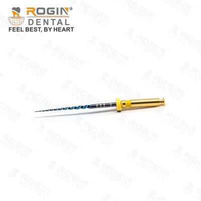 China L'attivazione blu Niti Endo Rotary Files For Bending del calore ha curvato il principale canale for sale