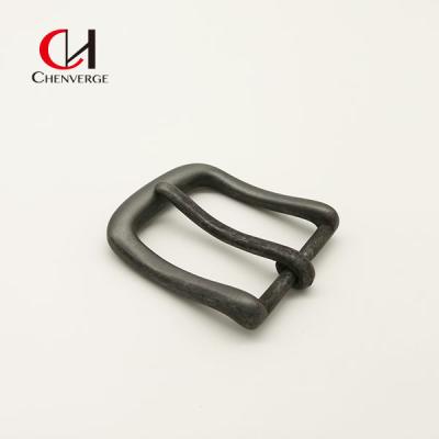 Cina Western Matte Black Belt Buckle Zinc Alloy ODM OEM 5mm Thick 60mm Long in vendita