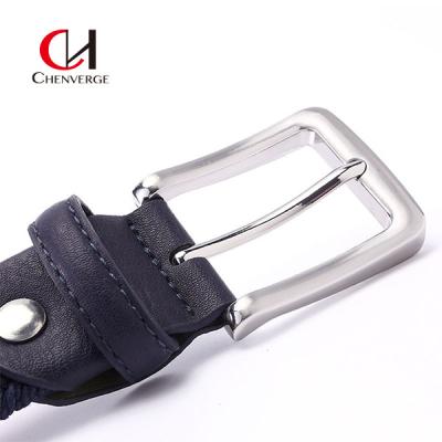 Cina Cinghia di tela intrecciata Fishbone dello svago degli uomini e delle donne di paglia della corda della cera della cinghia in vendita