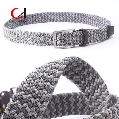 Cina Cinghia intrecciata fermaglio holeless intrecciata del perno degli stili degli uomini e delle donne della cinghia elastica in vendita