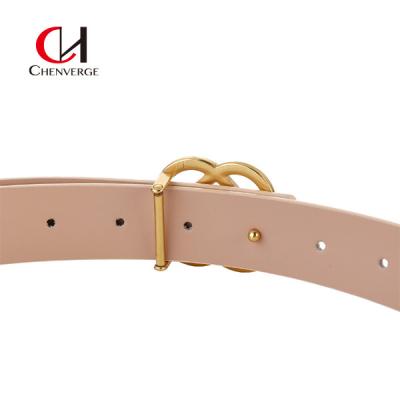 Cina Women's Decorative PU Leather Belts Flower Hollow Buckle Customized Logo in vendita