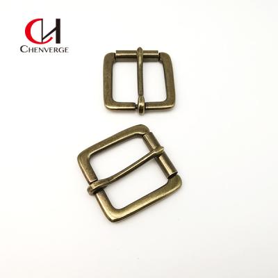 Cina Square Roller Belt Buckle Zinc Alloy Retro Imitation Copper Color Changeable in vendita