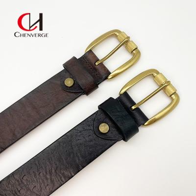 Cina Cintura in vera pelle stile casual retrò per uomo e donna Strato superiore in pelle bovina in vendita