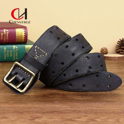 Cina Cinturino in vera pelle moda rosso marrone nero kaki color caffè per uomo in vendita