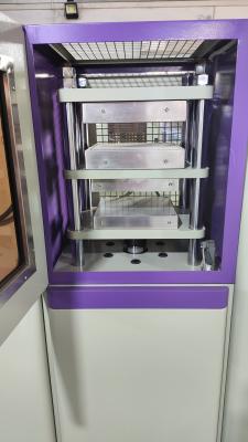 China 400×400mm Alloy Flat Vulcanizing Machine Touch Screen Control For Rubber Products for sale