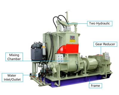 China 150L Pressure Pattern Internal Mixer , Banbury Mixer Machine For Rubber Compounding for sale