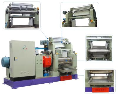 China Open Mill Rubber Mixing Machine 16 Inches With Two Horizontal Rollers for sale