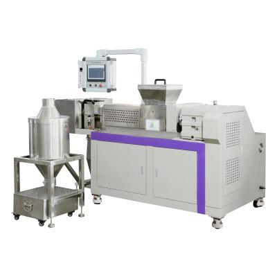 China 11kw Double Cone Granulator Machine 60mm Screw High Accuracy 30-60Kg/H for sale